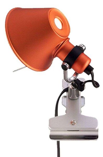 Artemide Tolomeo Micro Pinza Applique da Parete Arancione | FAVI.it