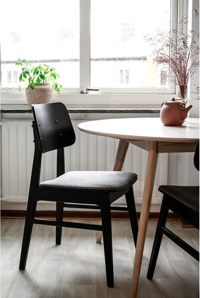 Tavolo da pranzo rotondo con piano in rovere 115x115 cm Yumi - Rowico ...