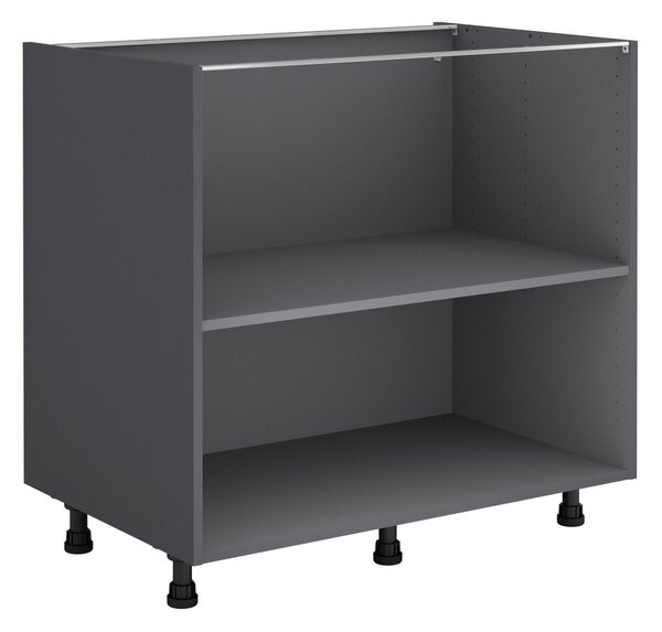 Scocca per base cucina DELINIA ID L 90 x H 76.8 x Sp 58 cm grigio | FAVI.it