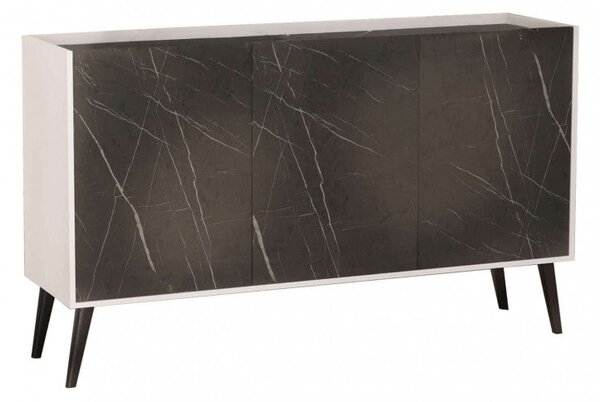 Credenza madia da ingresso casa a 3 ante in legno nobilitato bilaminato ...