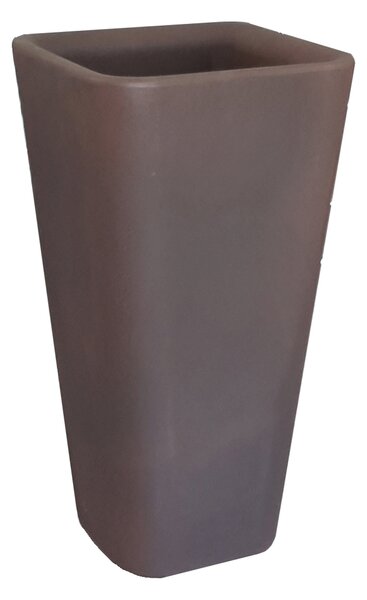 Vaso Dana in plastica colore ruggine H 78 cm, L 40 x P 40 cm | FAVI.it