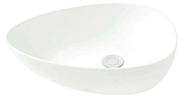 Lavabo free-standing d'appoggio rettangolare Eolian in porcellana L 47 ...